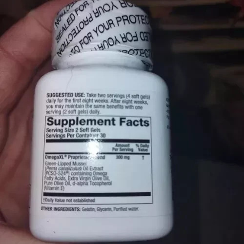 Omega XL Natural Joint Muscle Support Omega 3 Joint Pain Relief 60 ...