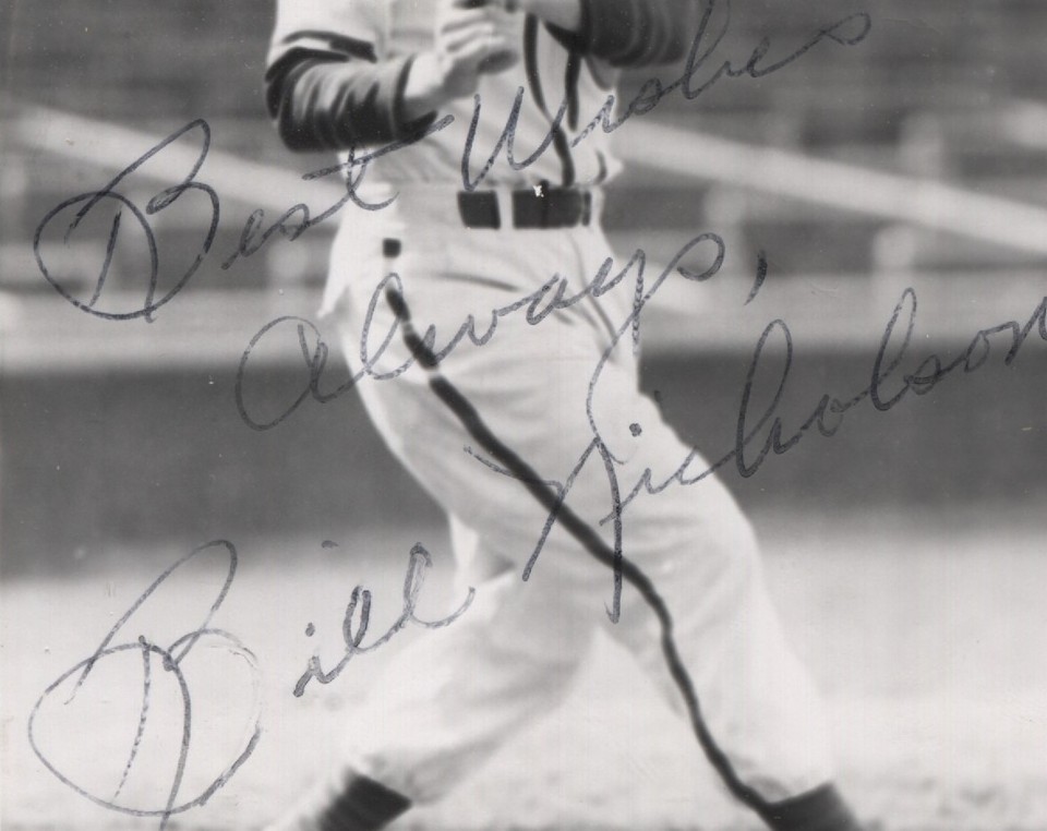 Bill Nicholson autographed vintage Chicago Cubs Brace Postcard | eBay