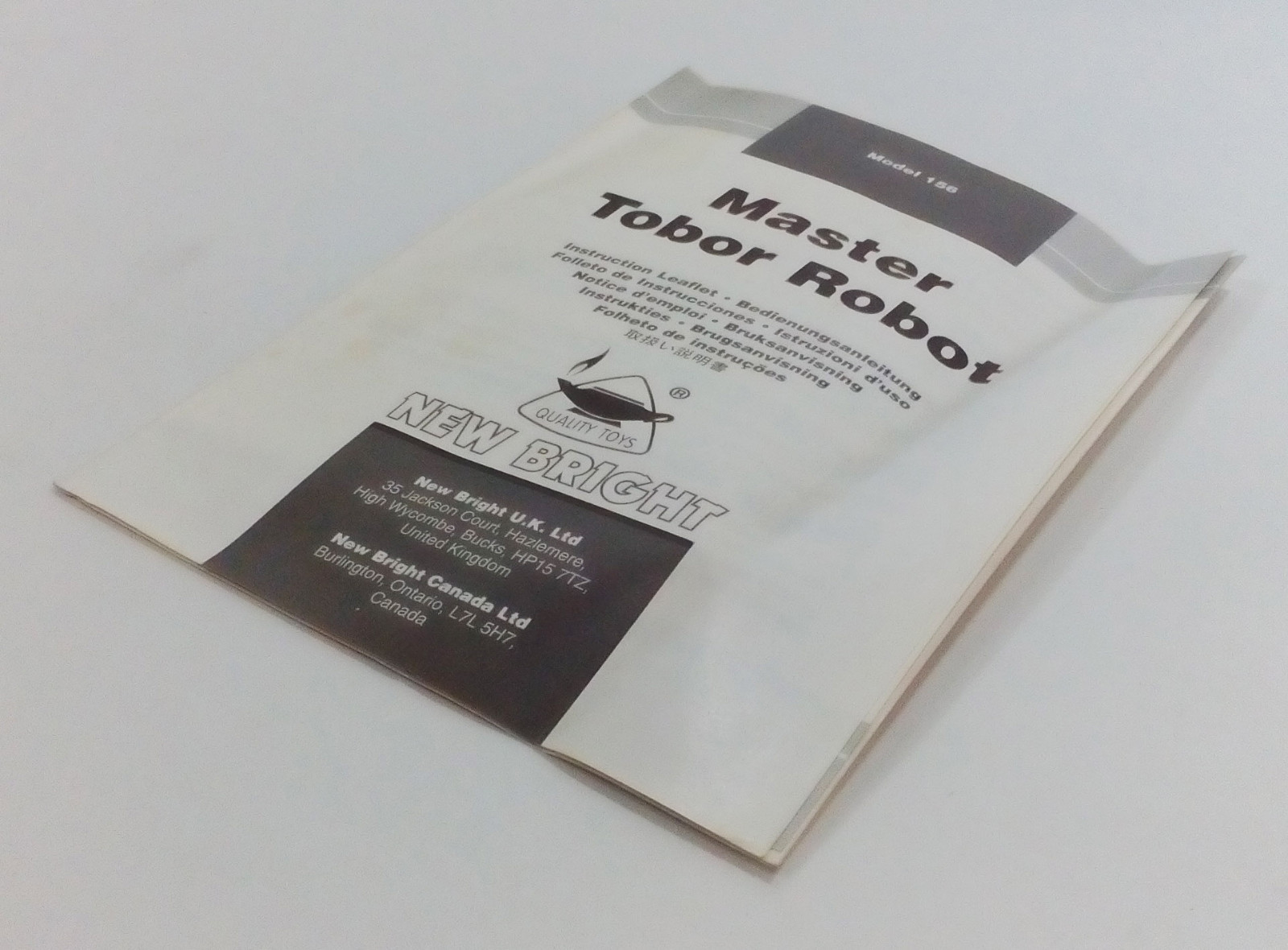 VTG BATTERY OPERATED 1995 MASTER TOBOR ROBOT MADE IN CHINA - NOT ...