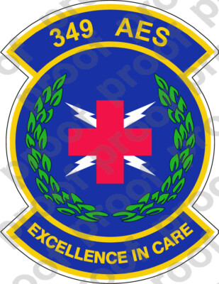 STICKER USAF 349TH AES | eBay