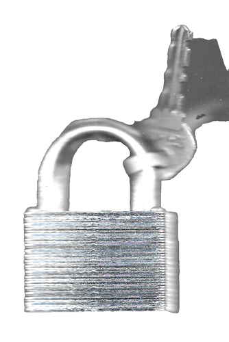 Fortress Padlock With Key Vintage | eBay