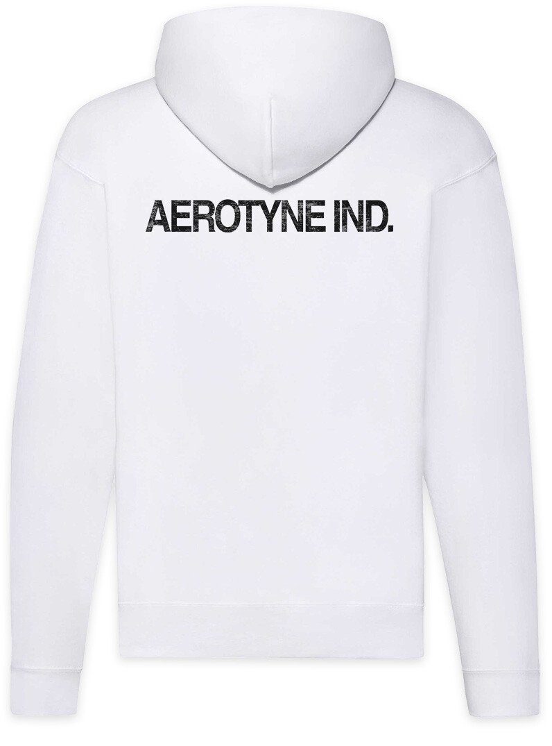 Aerotyne Ind. Zipper Hoodie Wolf of Symbol Sign Logo Wall Street Banker ...