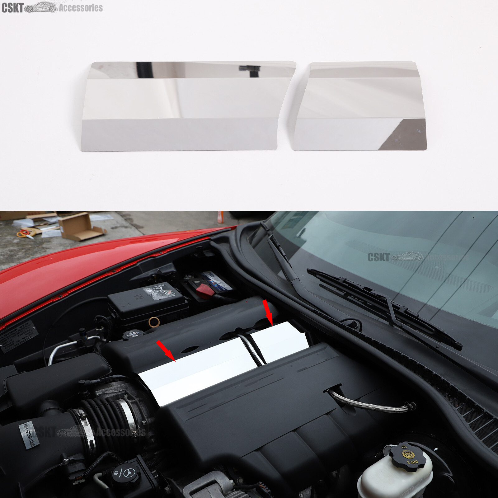 Stainless LS3 Engine Bay INTAKE MANIFOLD PLENUM COVER Plate Fits ...