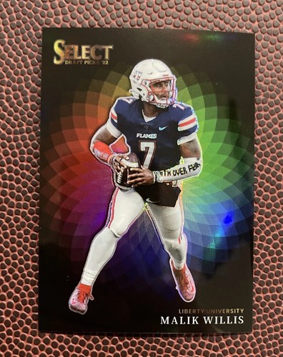 2022 Panini Select Draft MALIK WILLIS Rookie RC Color Wheel Case Hit ...