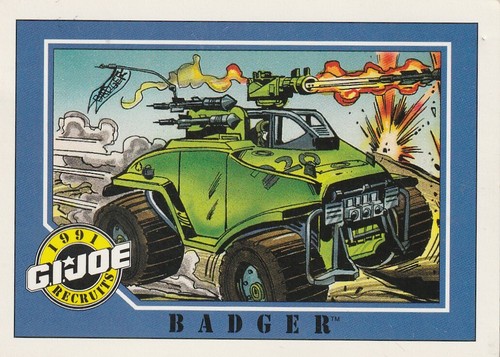FREE SHIPPING-NRMINT-1991 Impel GI Joe Badger #111 | eBay