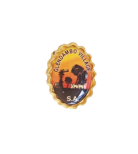 VINTAGE GLENDAMBO VILLAGE SOUTH AUSTRALIA TRAVEL SOUVENIR LAPEL PIN ...