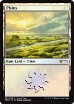 Magic: the Gathering MTG CORE 2020 PLAINS EXCLUSIVE PROMO PACK MAGIC ...