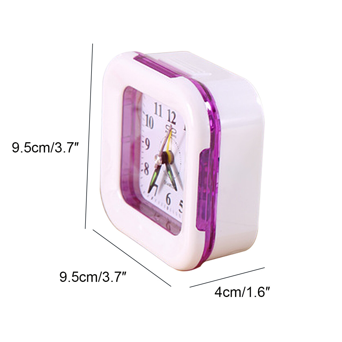 Quartz Alarm Clock Night Light Tick Snooze Small Bedside Clocks Gift | eBay