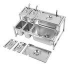 Double-layer Stainless Steel Telescopic Portions Pot Racks Jam Box ...