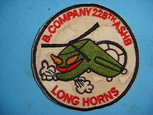 VIETNAM WAR PATCH, US B Co. 228th ASSAULT HELICOPTER BATTALION LONG ...