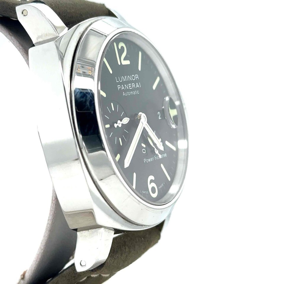Panerai Luminor Power Reserve Automatic 44mm Stainless Steel Mens Watch ...