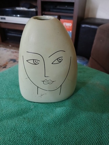 Modernist Abstract Face Vase Contemporary Art Pottery | eBay