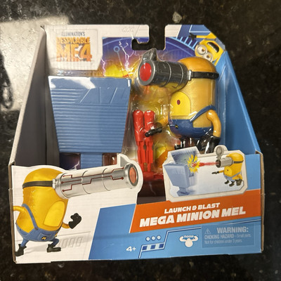 DESPICABLE ME 4| LAUNCH & BLAST MEGA MINION MEL | 4" Figure 2024 | NEW ...