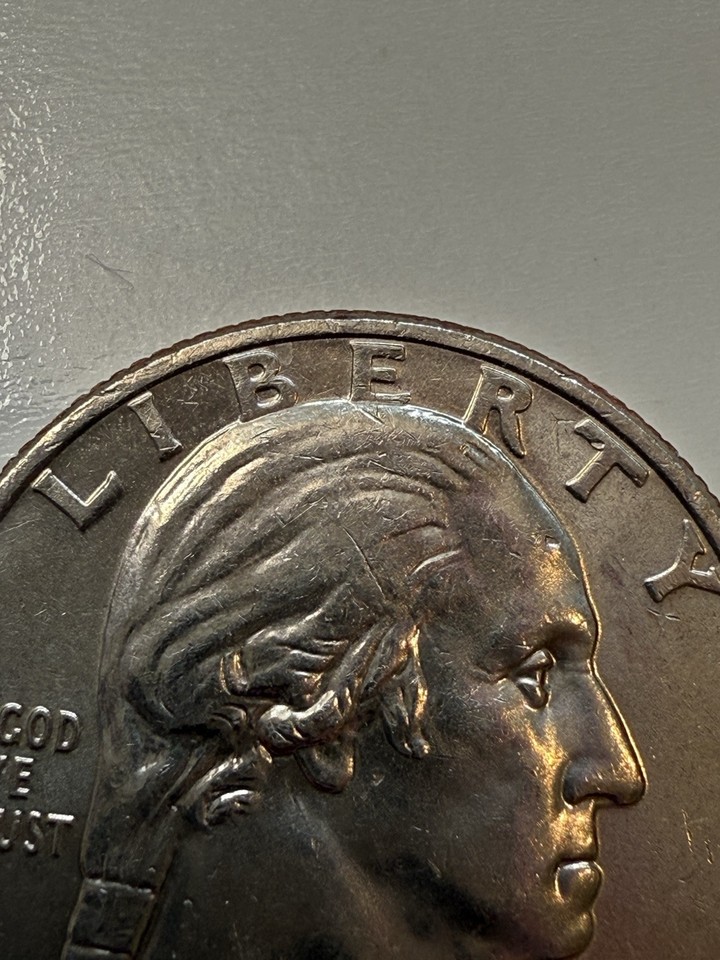 2022 P QUARTER ERROR "In Cod We Trust' Chipped Chin Error U.S. MAYA ...