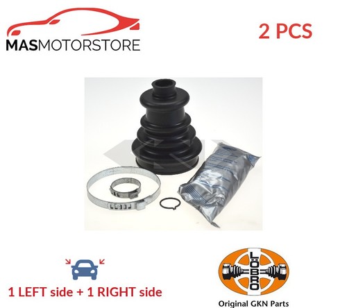 CV JOINT BOOT KIT PAIR FRONT RIGHT LEFT WHEEL SIDE LOBRO 300341 2PCS P ...