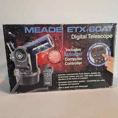 Meade ETX-60 AT Refractor Digital Telescope With Computer Controller ...