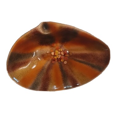 VTG 1970s Bovano of Cheshire Mid Century Modern Rust Enamel on Copper ...