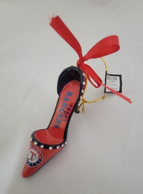 TEXAS RANGERS HIGH HEEL SHOE CHRISTMAS TREE ORNAMENT NEW HOLIDAY GIFT ...