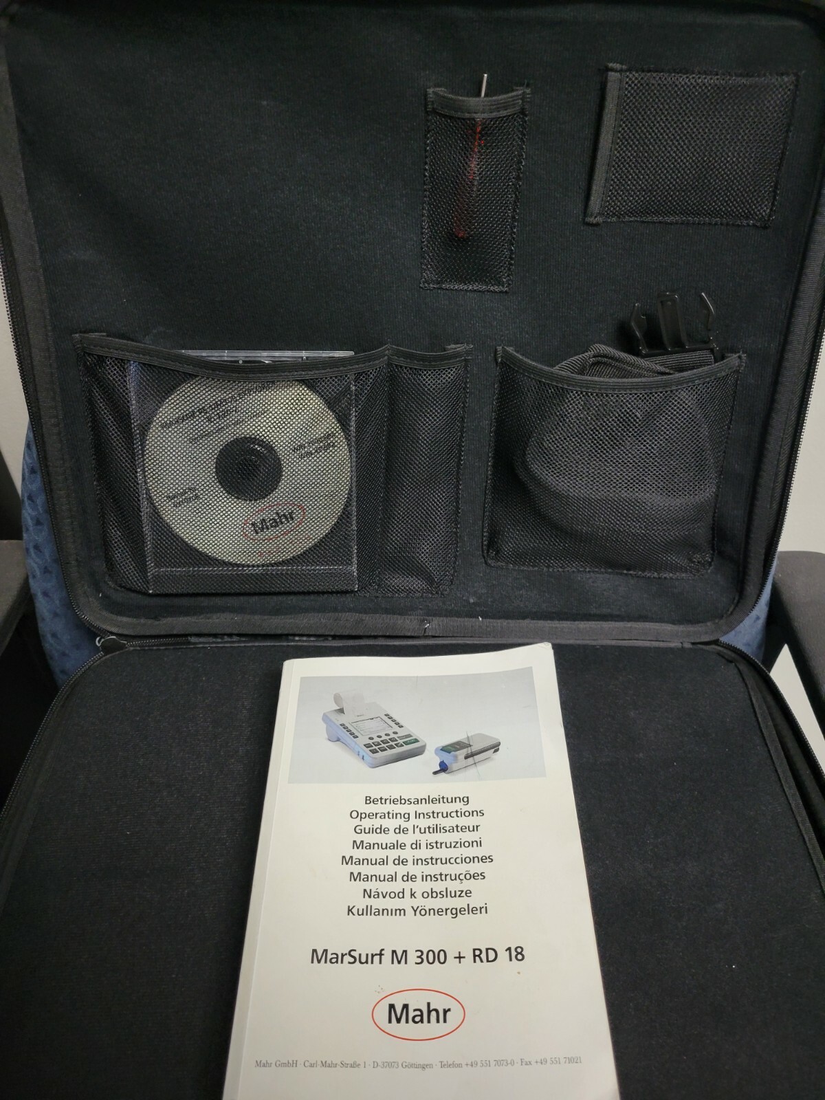 Mahr MarSurf M300 Portable Surface Tester with MarSurf RD 18 Stylus | eBay