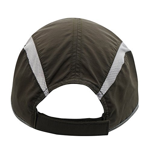 Foldable Mesh Sports Cap with Reflective Stripe Breathable Sun Army ...