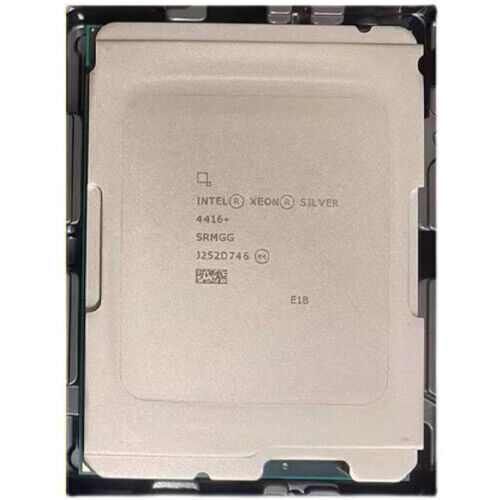 Intel Xeon Silver 4416+ Processor CPU 20-Core 2.0G TDP-165W LGA4677 ...