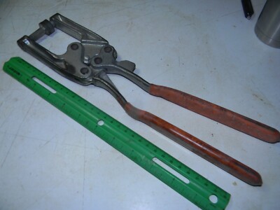 Vintage Knu Vise P-1200 Welding or Aircraft Aviation Clamp Crimp Pliers ...