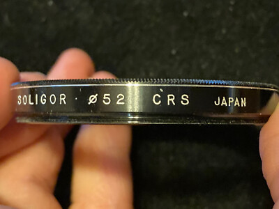 Genuine Soligor CRS 52mm Lens Filter Made in Japan Cross Screen With ...