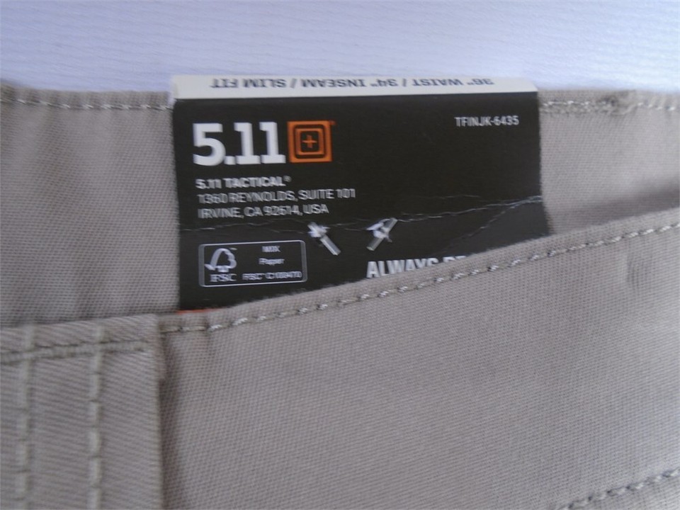 511 Tactical Pants Mens Khaki Tan Defender Flex Slim Straight Leg ...