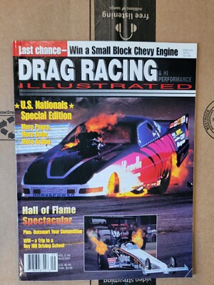 Drag Racing ILLUSTRATED Magazine Aug/ Sep 1995 Gary Bolger Autograph ...