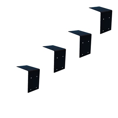 Shelve Mounting bracket 3"x6" Basic Angle Wall Mounting Bracket- 4 pack ...