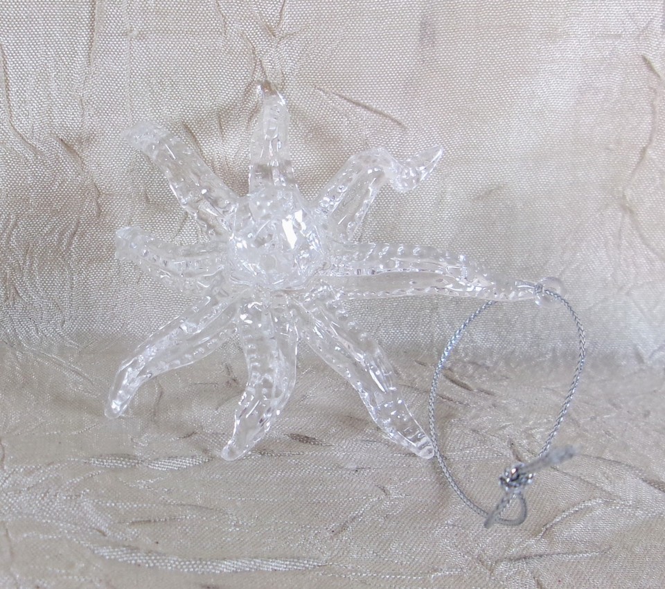 Octopus & Marlin Two Acrylic Christmas Ornaments Nautical Holiday | eBay