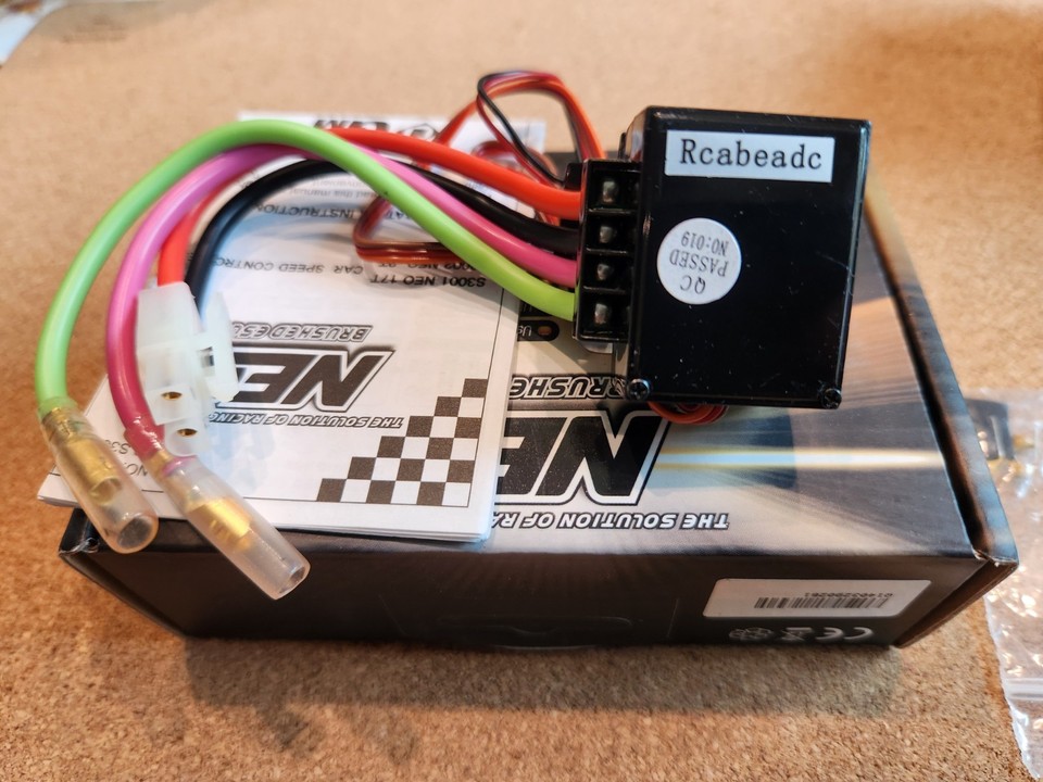 GM Racing RC Car Truck Boat Brushed Motor ESC Speed Controller 8T Turn ...