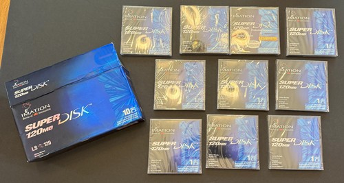 Imation Super Disk LS-120 10-Pack 120MB SuperDisk NEW Sealed | eBay