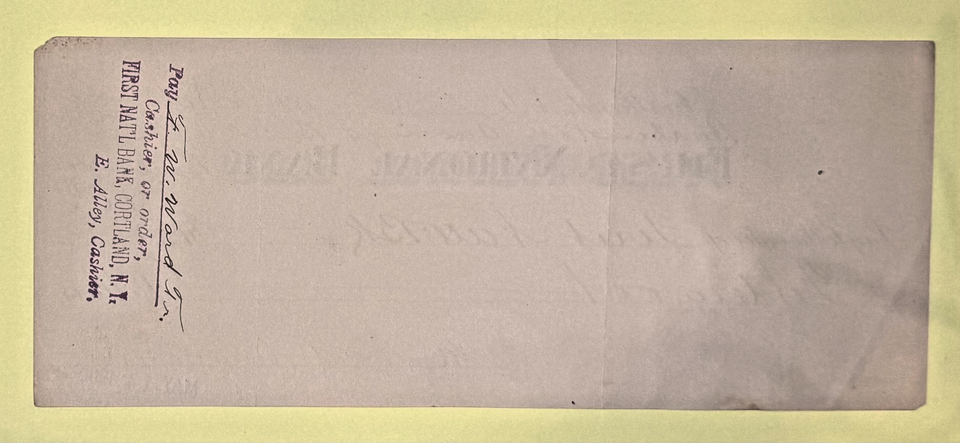 1900 Burlington Savings Bank, Burlington, VT - CORTLAND, NY - BANK ...
