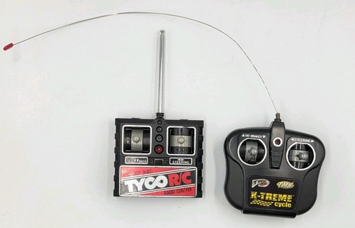 Lot of 2 Tyco R/C 27MHz Remote TMH X-TREME Cycle & Precision Built ...