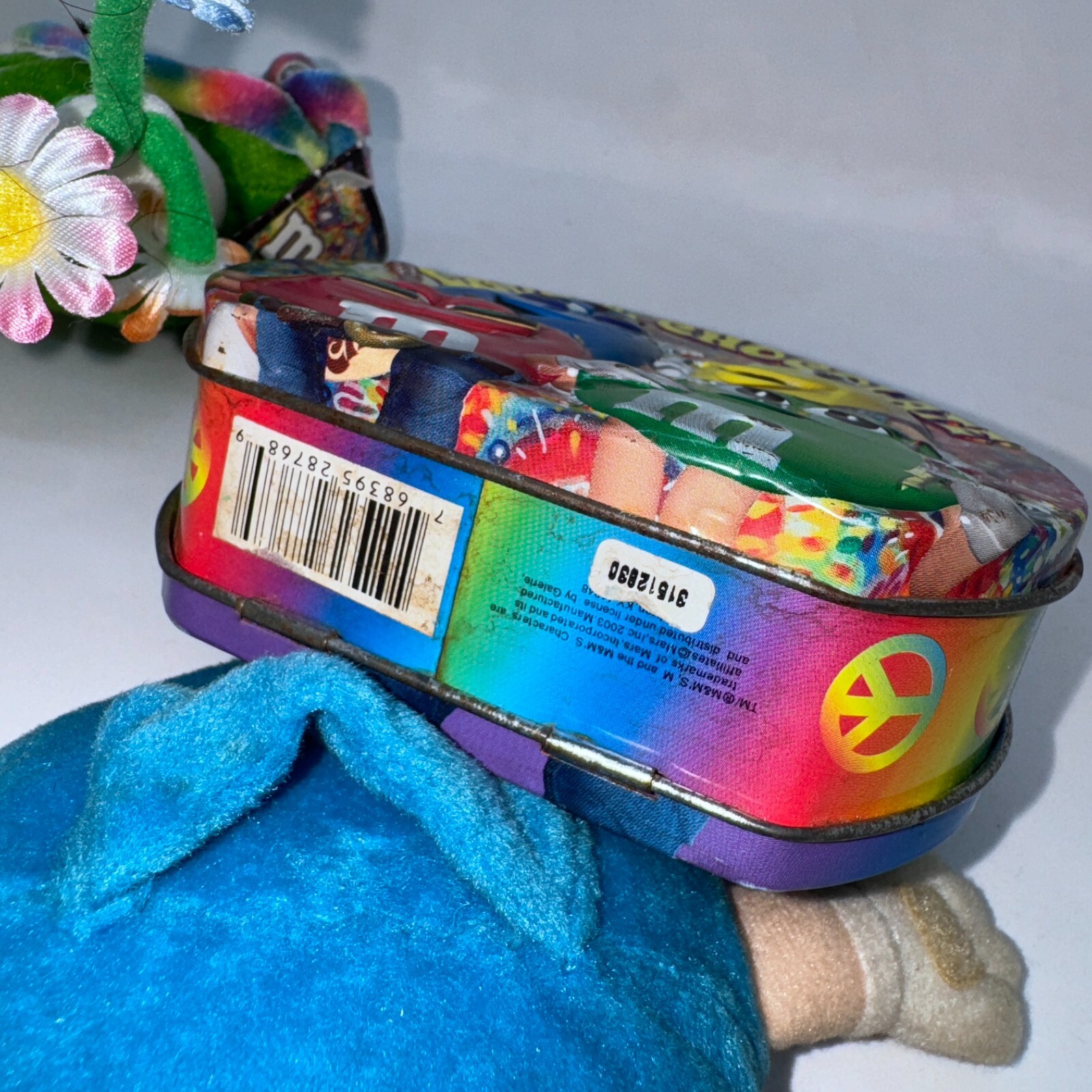 Vintage M&M's Chocolate Candies Plush Toy Figures With Collectible Tin ...