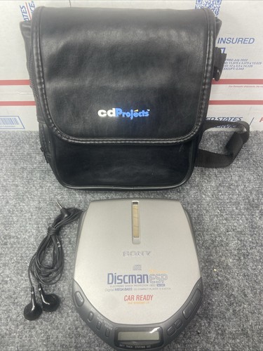 SONY DISCMAN D-E307CK Car Ready Portable CD Player ESP Shock Digital ...