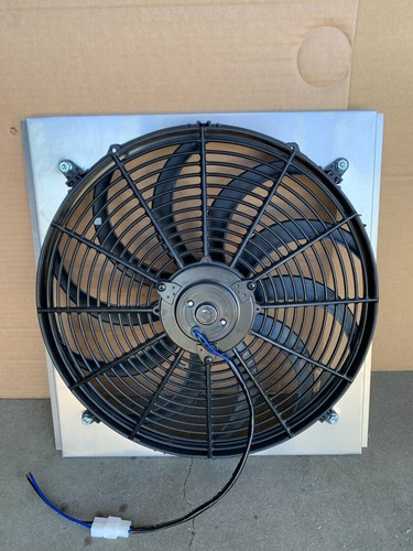 1932 Ford Lo Boy Electric 16 inch Fan 3200 CFM Aluminum Shroud Part ...