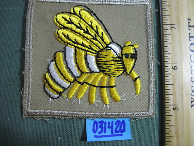 vintage Patch GEORGIA TECH UNIVERSITY GA ROTC program TAN TWILL cut ...