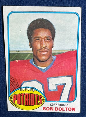 1976 TOPPS #284 RON BOLTON (NEW ENGLAND PATRIOTS) FOOTBALL CARD | eBay