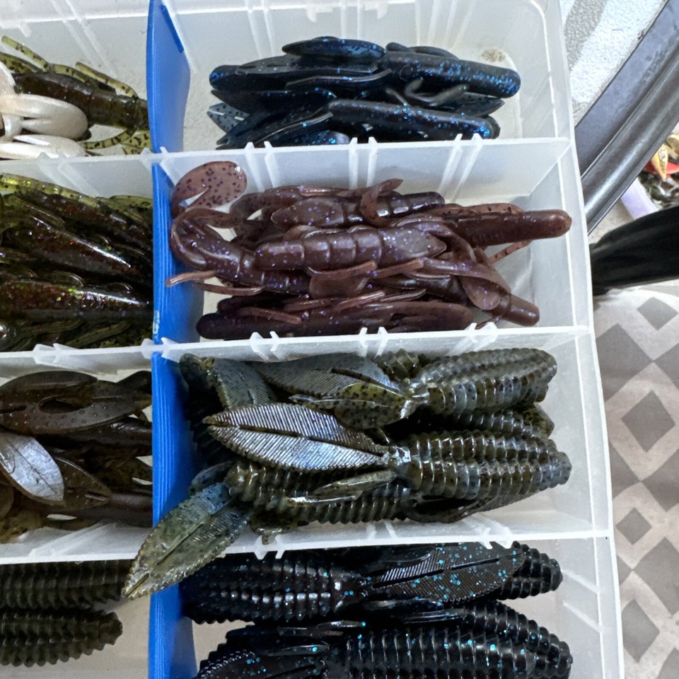 Sweet Beaver Kinky Beaver And Speed Craws. Box Included 85 Count | eBay