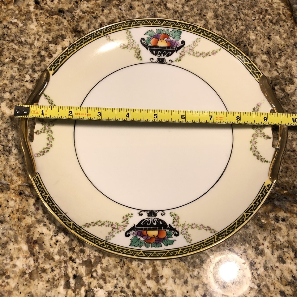 Vintage NORITAKE DESSERT TRAY • Gold Handles • M SERIES • 10” • EUC | eBay