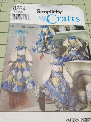 Simplicity Crafts 8264 Toaster Broom Sitting Spoon Bunny Rabbit Pattern ...