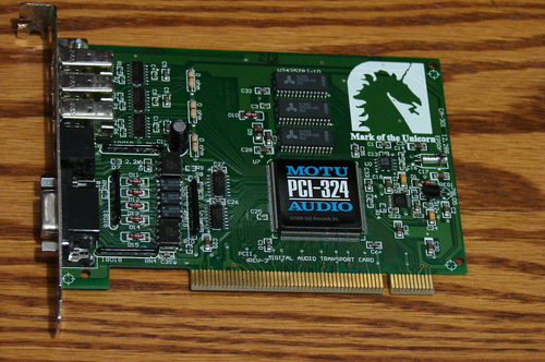 Motu PCI-324 Audio card for motu audio interfaces | eBay