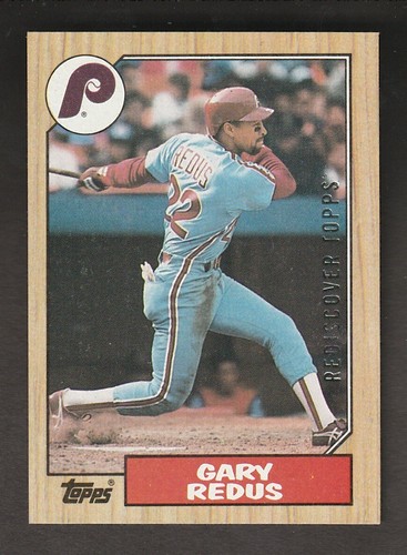 2017 Topps Rediscover 1987 Buybacks Silver #42 Gary Redus Philadelphia ...