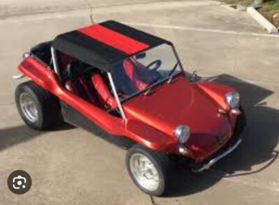 "CYBER MONDAY AND XMAS ! Dune Buggy "Black w/ RED Center Stripe" Top ...