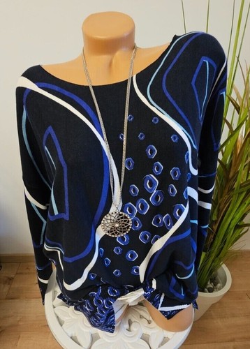 Alba Moda Pullover Gr. 40/42 44/46 marine blau Damen Oberteil | eBay