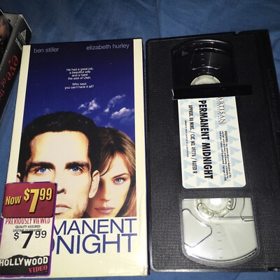Permanent Midnight VHS, 2000 Ben Stiller Elizabeth Hurley 12234977638| eBay