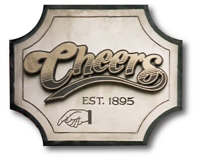 Cheers Bar TV Show Decal Bumper Sticker Outdoor UV W/Proof High Quality ...