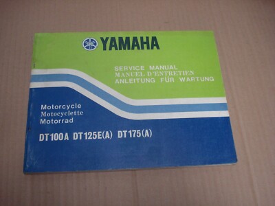 1973 Yamaha DT100A DT125E(A) DT175(A) Service Manual | eBay